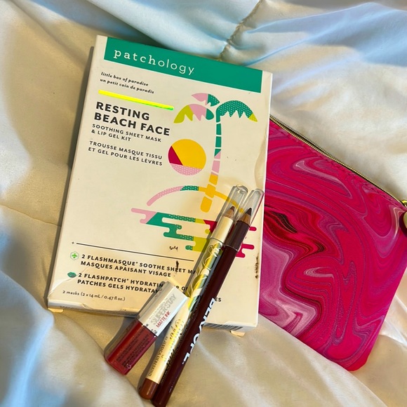 Vintage | Makeup | Lip Kit Nwt Lip Sheet Masks Pencils And Lip Matte ...